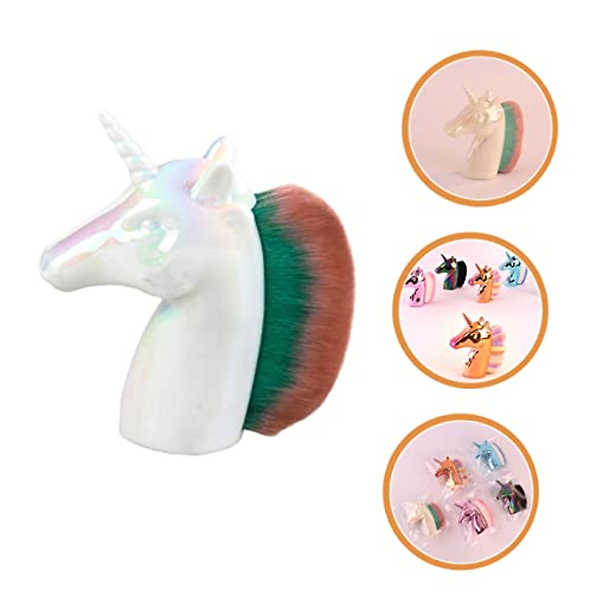 3pcs Nail Dust Cleaning Cosmetic Brushes fake nails with nail glue nail remover nail brush mineral foundation powder Household Cosmetic Brush set artificial fiber