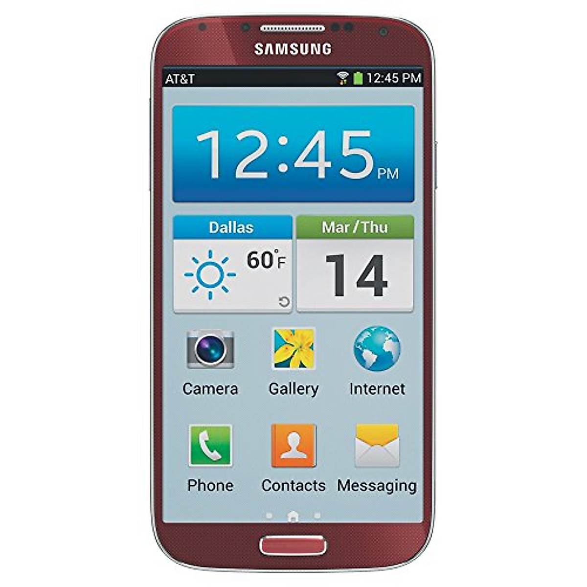 Samsung Galaxy S4 SGH-I337 Unlocked GSM Smartphone w/ 13 MP Camera - Red (No Warranty)