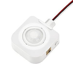 Maxxima High Bay Fixture Mount - 360 Degree PIR Occupancy Sensor, Hard Wired Indoor Motion Sensor, Automatic Commercial or Residential Lighting Solution, Max Height 30 Ft, 120-277V