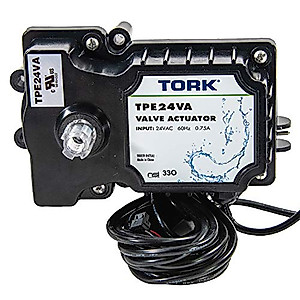 NSI TORK TPE24VA 24-Volt Valve Actuator Control, Compatible with all 24VAC Control Systems, for Pools, Spa Equipment, Solar and More, black