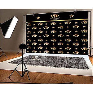 AOFOTO 8x6ft VIP Red Carpet Event Backdrop Star Catwalks Stage Photography Background Cine Film Show Booth Celebrity Activity Premiere Award Movie Ceremony Photo Studio Props Party Banner Wallpaper
