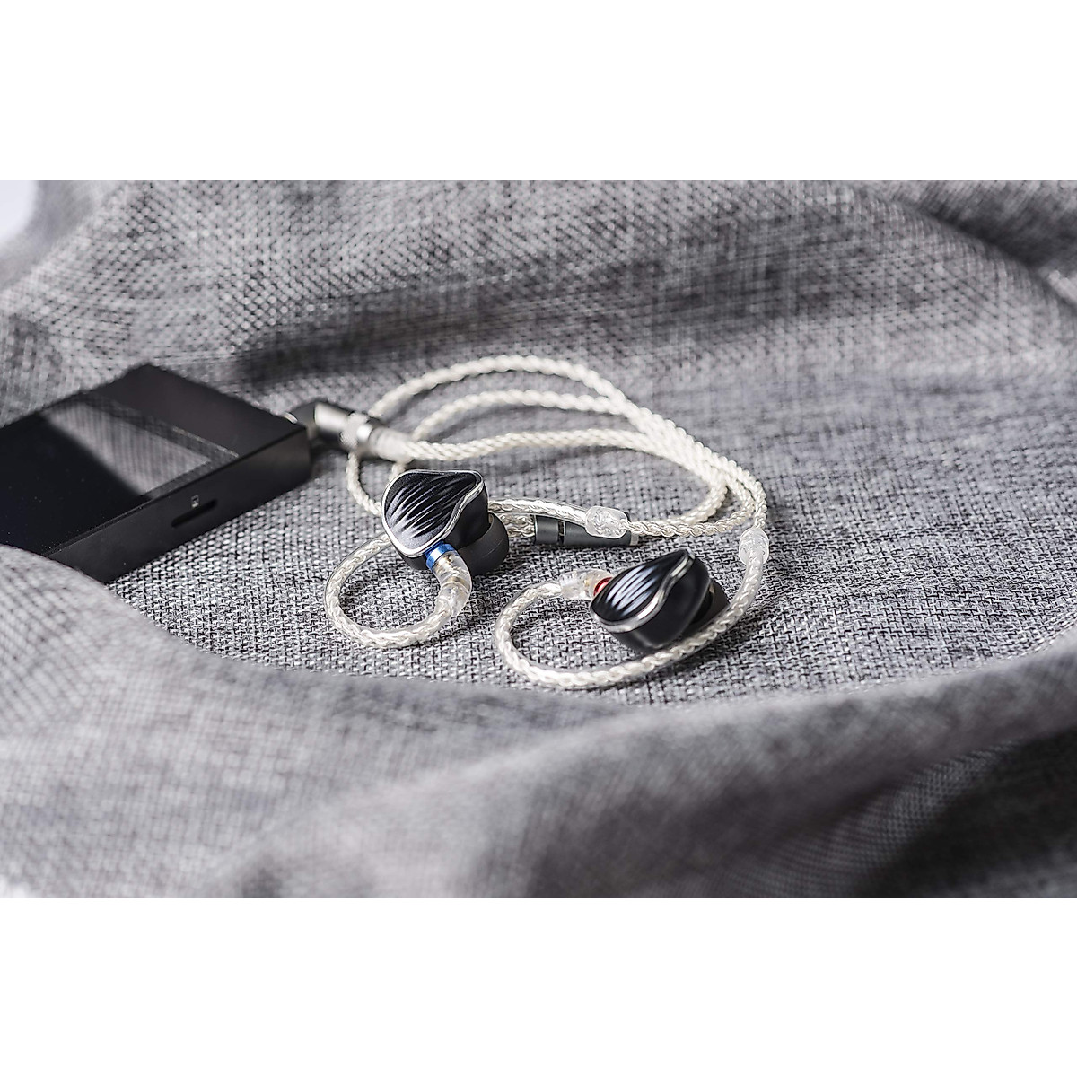 FiiO FH5 Best Over The Ear Headphones/Earphones Detachable Cable Design HiFi Quad Driver Hybrid (1 Dynamic + 3 Knowles BA) in-Ear Monitors for iOS and Android Computer PC Tablet