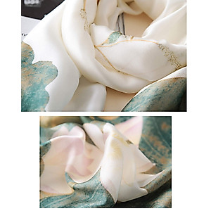 YMXHHB Fashion Scarves Scarf Silk Feeling Scarves Long Lightweight Sunscreen Shawls for Women (Y20)