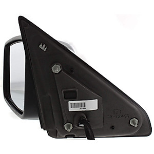 Kool Vue Left Power Heated Door Mirror Compatible With Dodge Ram 1500 2009 With Signal Light, Memory & Puddle Lamp Chrome