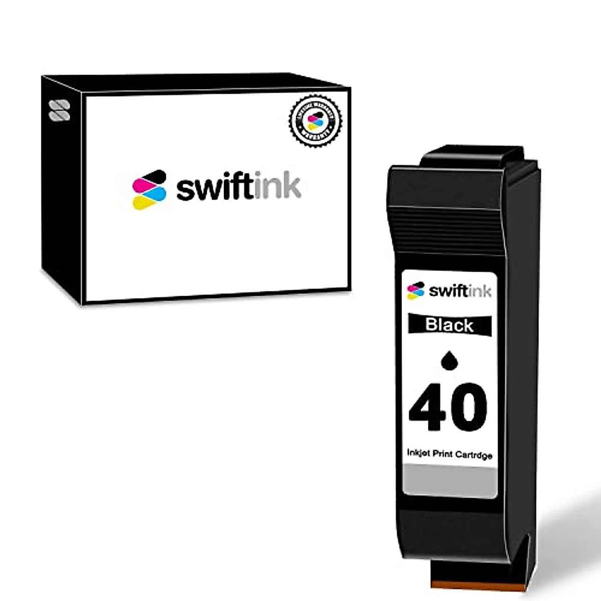 Compatible Black Ink Cartridge Replacement for HP 51640A (HP 40)