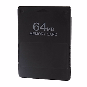 64MB High Speed Memory Card Compatible with Sony PS2 Playstation 2 Games Black