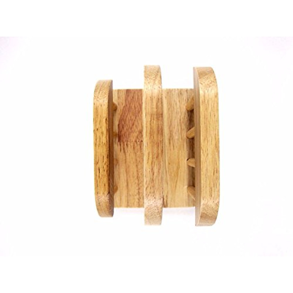 LENITH Wooden Dual Cutting Board Rack Chopping Board Organizer Stand Holder Kitchen