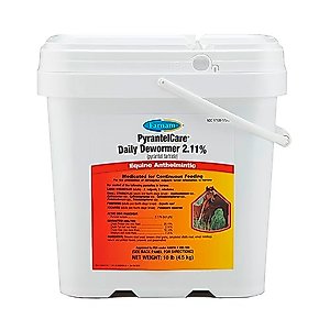 Farnam PyrantelCare Daily Horse Dewormer 2.11% (Pyrantel Tartrate) for Horses of All Ages, Equine Anthelmintic, Continuous Protection Against Small Stronglyes, Ascardis and Pinworms, 10 lbs