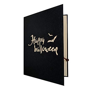 iGifts And Cards Skeleton Couple Singing Pop Up Greeting Card, Day of the Dead, Scary Halloween Fun, Happy Skull Birthday, Spooky Valentine's Day Card, Large Pumpkin, Awesome Unique Bday Celebration