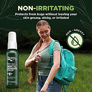 Medella Naturals Insect & Mosquito Repellent, DEET-Free Naturally Derived Formula, Kid and Pet Friendly, Made in The USA, 2 Ounce Spray Bottle