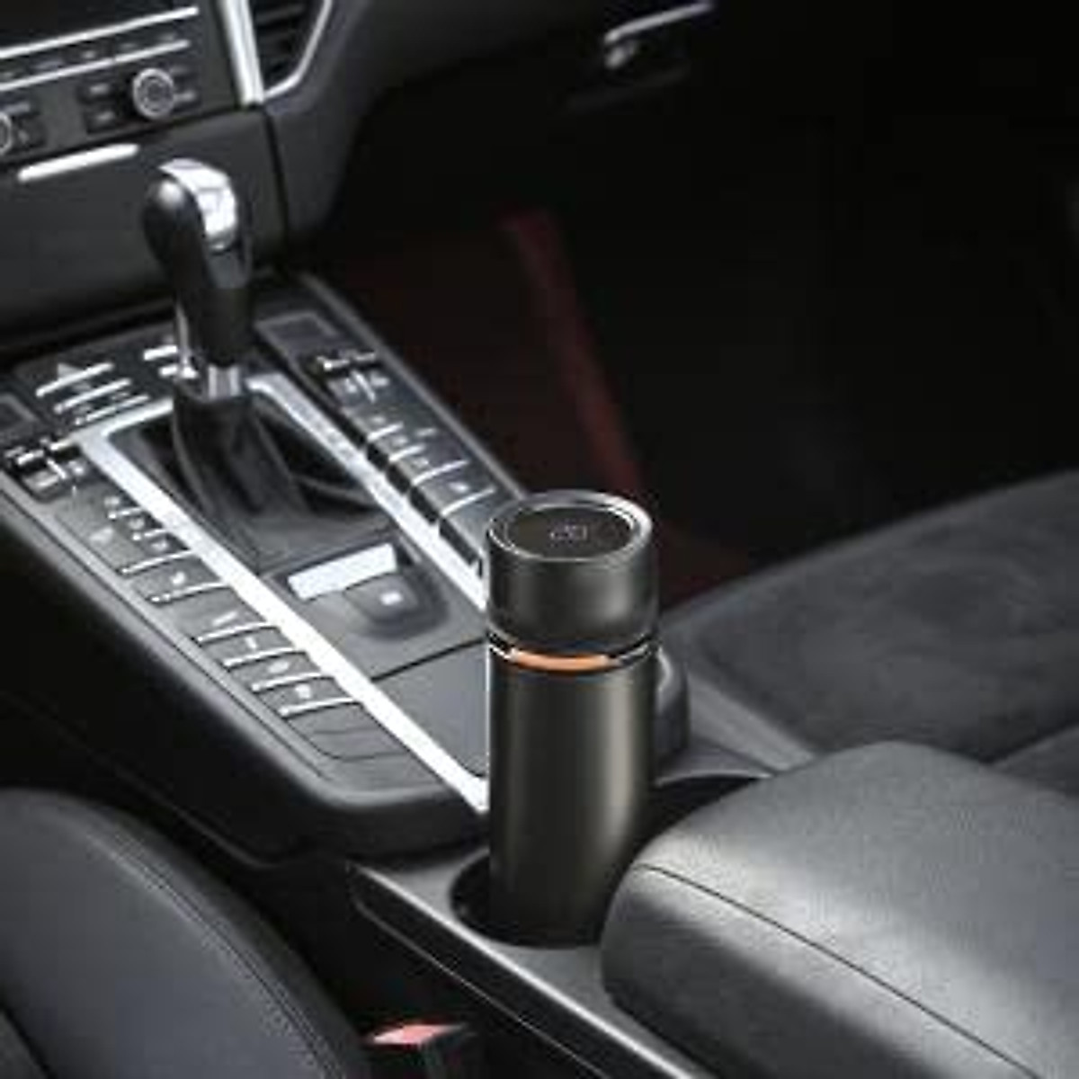 Hydr8 Rehydr8-Stainless Steel Water Bottle 17oz Thermos Coffee Flask Hydro Jug With Tea Infuser Stainless Steel Water Bottle w/ LED Temperature Display Stay Cold/Hot~24Hour-Black