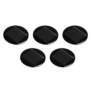 MECCANIXITY Mini Solar Panel Cell 0.5V 270mA 0.135W 45mm for DIY Electric Power Project Pack of 5