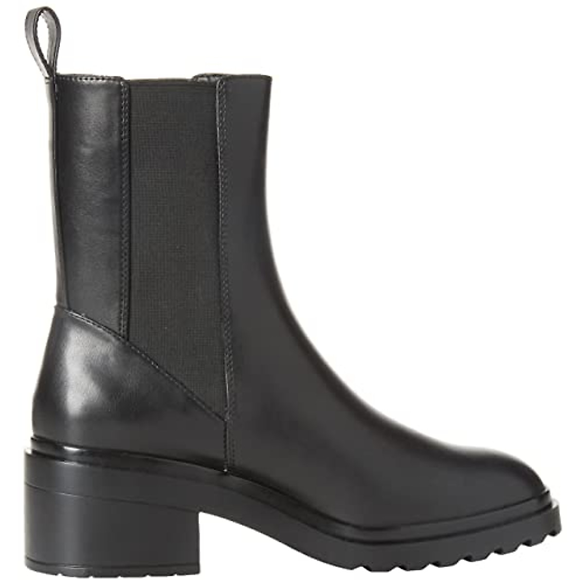 Amazon Essentials Women's Chunky Sole Chelsea Boot, Black, 8