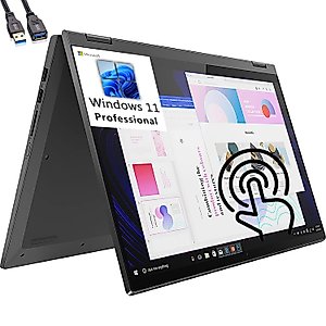 Lenovo IdeaPad Flex 5 16" Touchscreen Laptop, Octa-Core AMD Ryzen 7 5700U (Beat i7-1165G7), 8GB LPDDR4x RAM, 1TB PCIe SSD, WiFi 6, Windows 11 Pro, BROAG Extension Cable