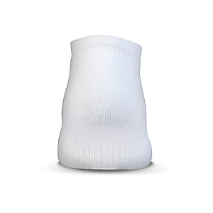 Under Armour Unisex-Adult Cotton No Show Socks, Multipairs, White/Gray (6 Pairs), Large