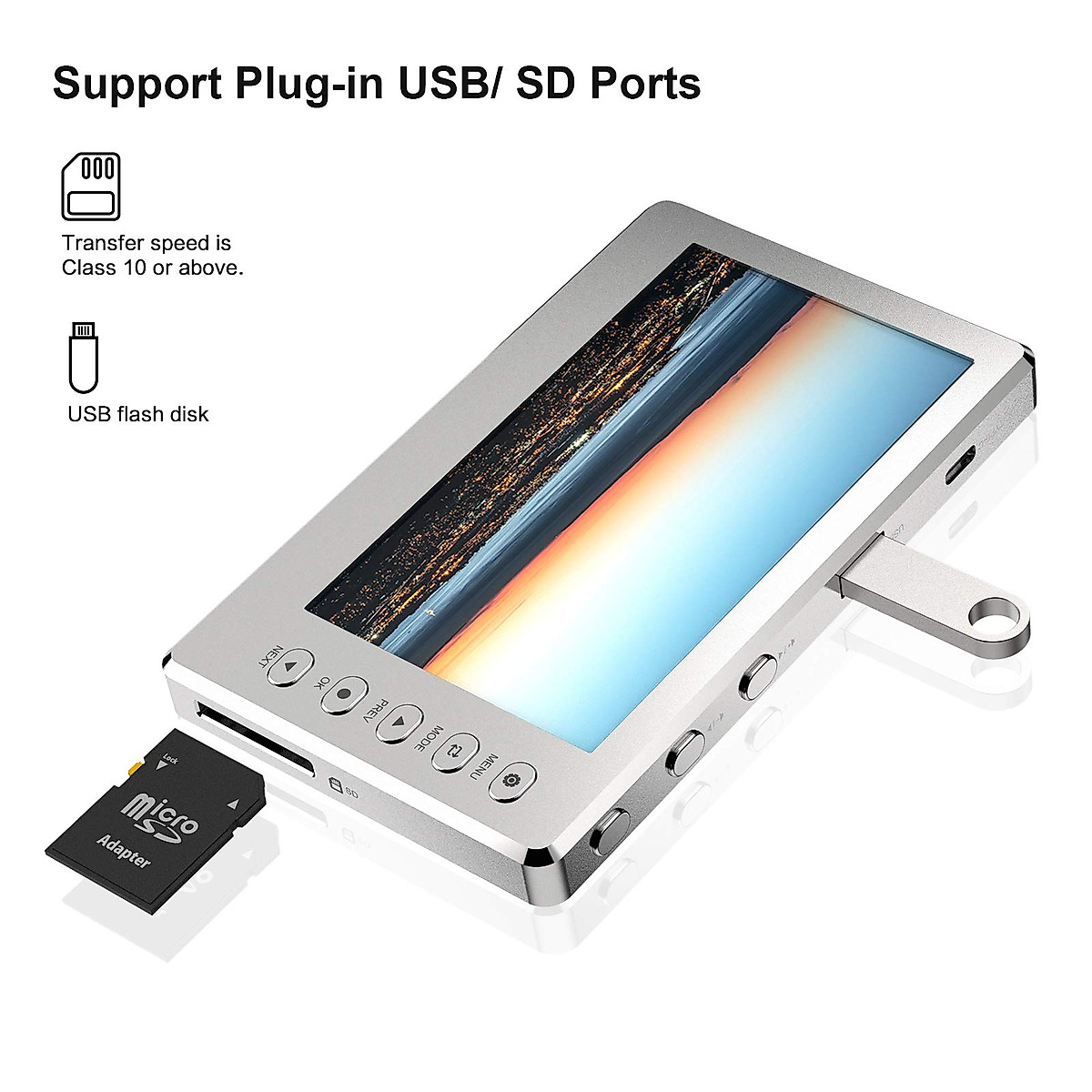 DIGITNOW HD Video Capture Box 1080P 60FPS USB 2.0 Video to Digital Converter with 5" OLED Screen, AV&HDMI Video Recorder Capture from VCR, DVD, VHS Tapes, Hi8, Camcorders, Gaming Systems -Silver