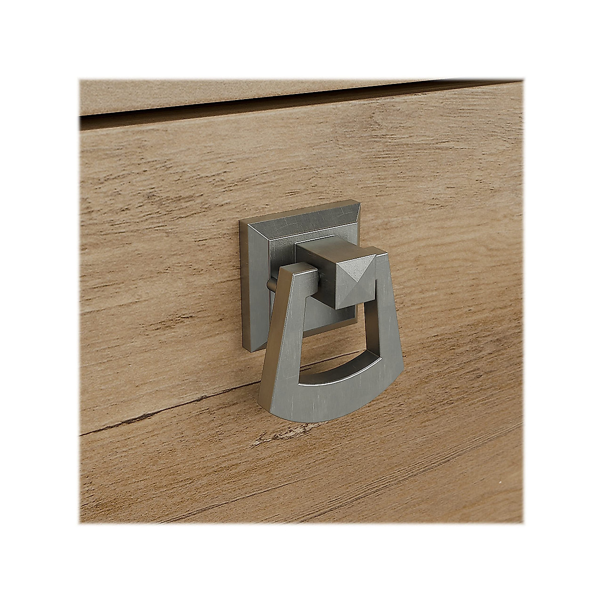 Bush Furniture Salinas Computer Desk with Hutch | Study Table with Drawers, Cabinets & Pullout Keyboard/Laptop Tray | Modern Home Office Desk in Reclaimed Pine | Work Desk with Storage