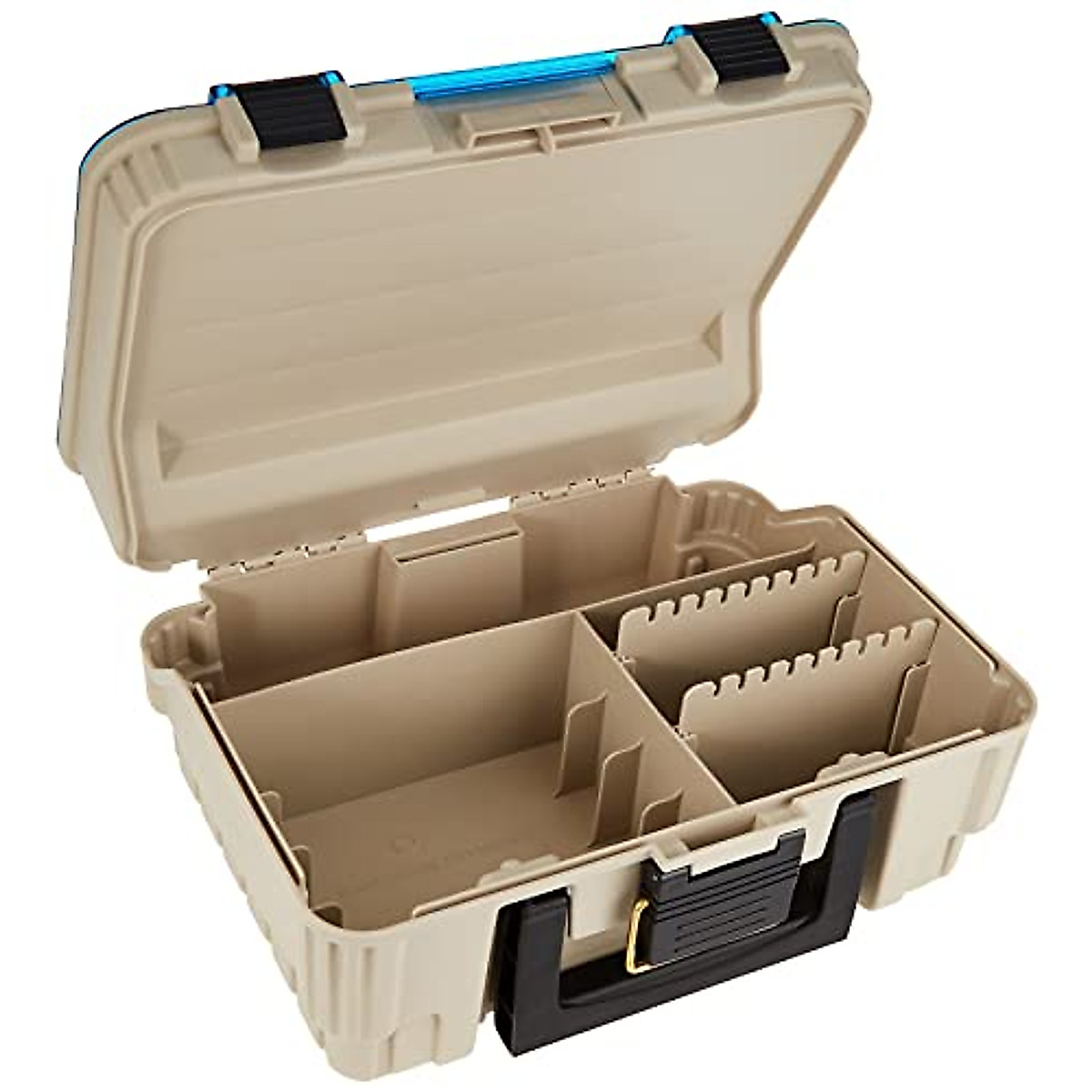 Plano 1349-00 Two Level Magnum 3449 Tackle Box, Sandstone/Blue, One Size