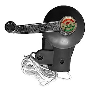 MagiDeal Patio Umbrella Accessories Outdoor Umbrella Clamp Mount Stainless Adjustable Parts Umbrella Replacement Parts for Picnic Beach Patio Balcony, Crank Handle