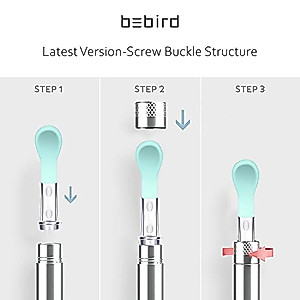 Bebird Replacement Tips for C3 Ear Camera, 11 PCS Ear Wax Removal Tips for Wet/Dry Earwax Cleaning, Bebird Original Replacement Accessories Set Ear Spoon for M9 Pro/X11 Pro/C3/C3 Pro/K10/X17 Pro