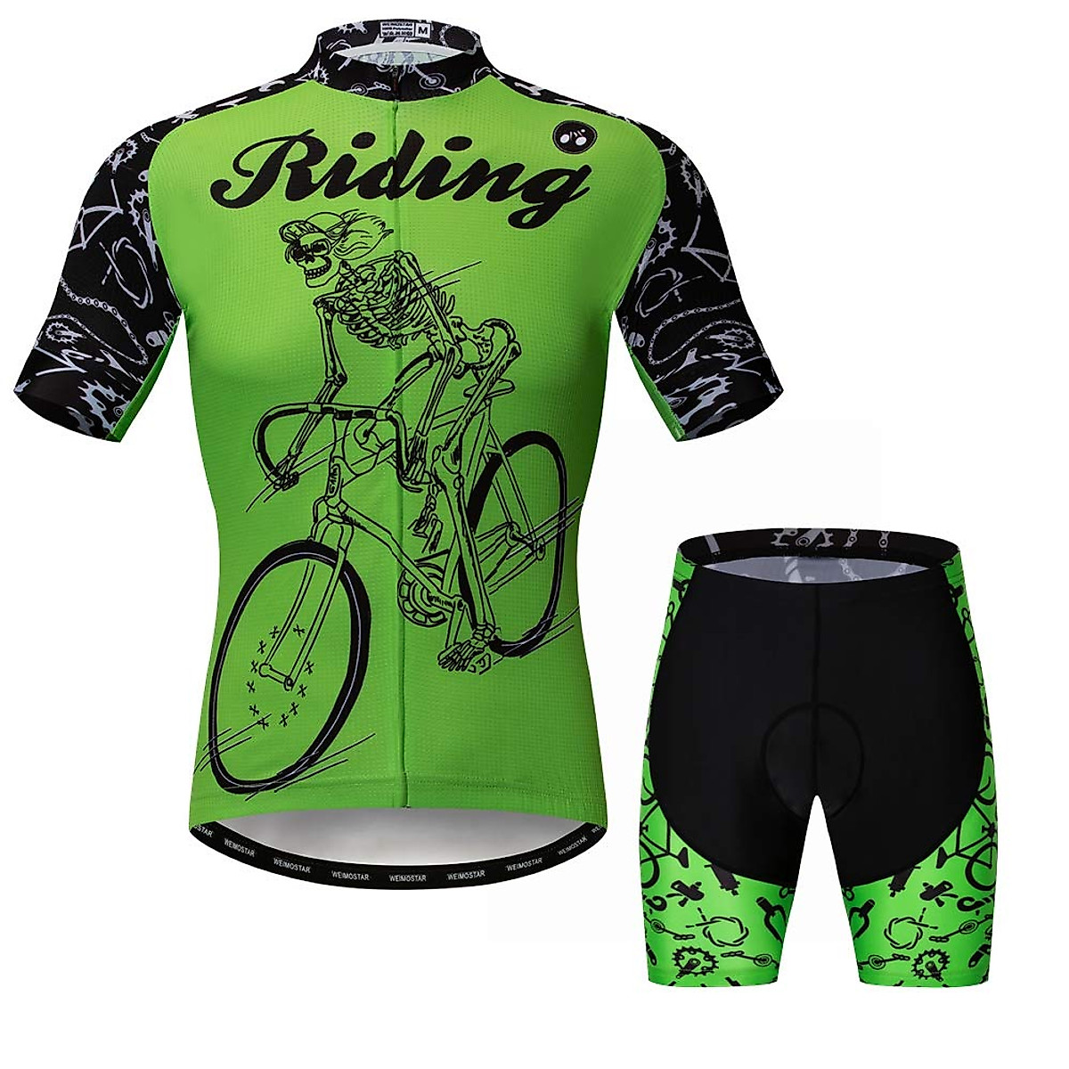 JPOJPO Cycling Jersey for Men Pro Team Bicycle Clothing MTB Bike Jerseys Shorts Set
