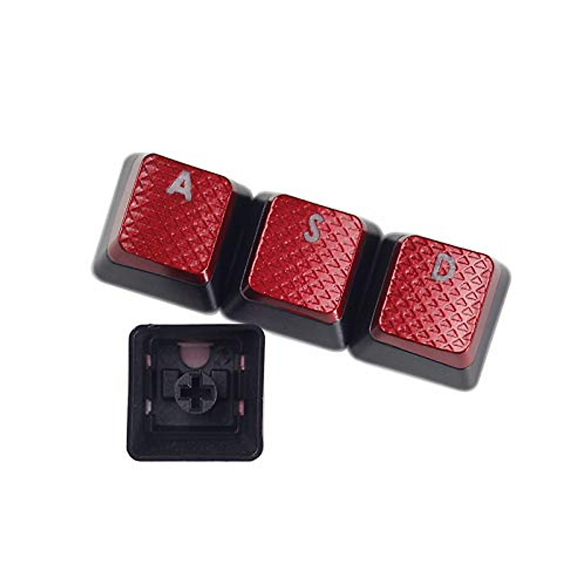 FPS Backlit Key Caps for Corsair K70RGB K70 K95 K90 K65 K63 Gaming Keyboards Cherry Key switches - Red Keycaps