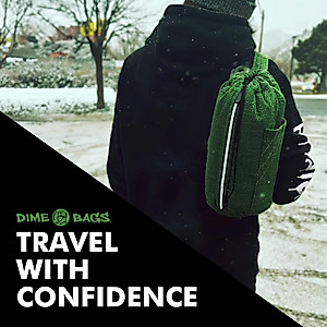 DIME BAGS - Drawstring Tube, Padded Bag, 5 Compartments, w/Shoulder Strap, Convenient, Durable (Magenta, 14")