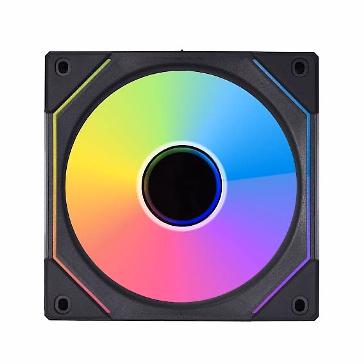 Lian Li UNI Fan SL-Infinity 120 RGB Triple Pack Black & UNI Fan SL-Infinity 120 RGB Single Pack Black & Strimer Plus V2 24 Pin (PW24-PV2) -Addressable RGB Power Extension Cable, Black