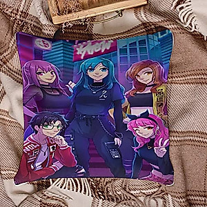 DHCUTE Soft Pillow Blanket 2 in 1 Its_Funneh Flannel Comfortable Blankets Decorate Throw Pillow