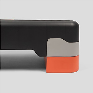 Phoenix Fitness Aerobic Step Platform - Adjustable Stepper for Exercise, Cardio, Core, Strength, Stamina and Resistance Training - Non-Slip Removable Risers for Home Gym Workout - Height: 4" & 6 Inch