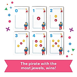 Barnacle Toys Pirate Roll - Kids Games, Toddler Board Games, Games for Kids, Preschool Games for 3 Year Olds, Kids Board Games for 4 Year Olds