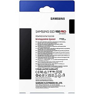 SAMSUNG MZ-V8P2T0CW 980 PRO with Heatsink PCIe 4.0 NVMe SSD 2TB for PC/PS5 - (2-Pack)