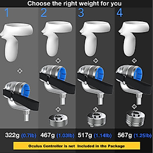 Weighted Golf Club Attachment for Meta Quest 3 & 2-90 DEGREE VERSION Aluminum Golf Club Adapter Handle Compatible with Quest 3/2/1 and Quest Pro, Realistic Grip VR Golf Handle Accessory (Right) Y13S
