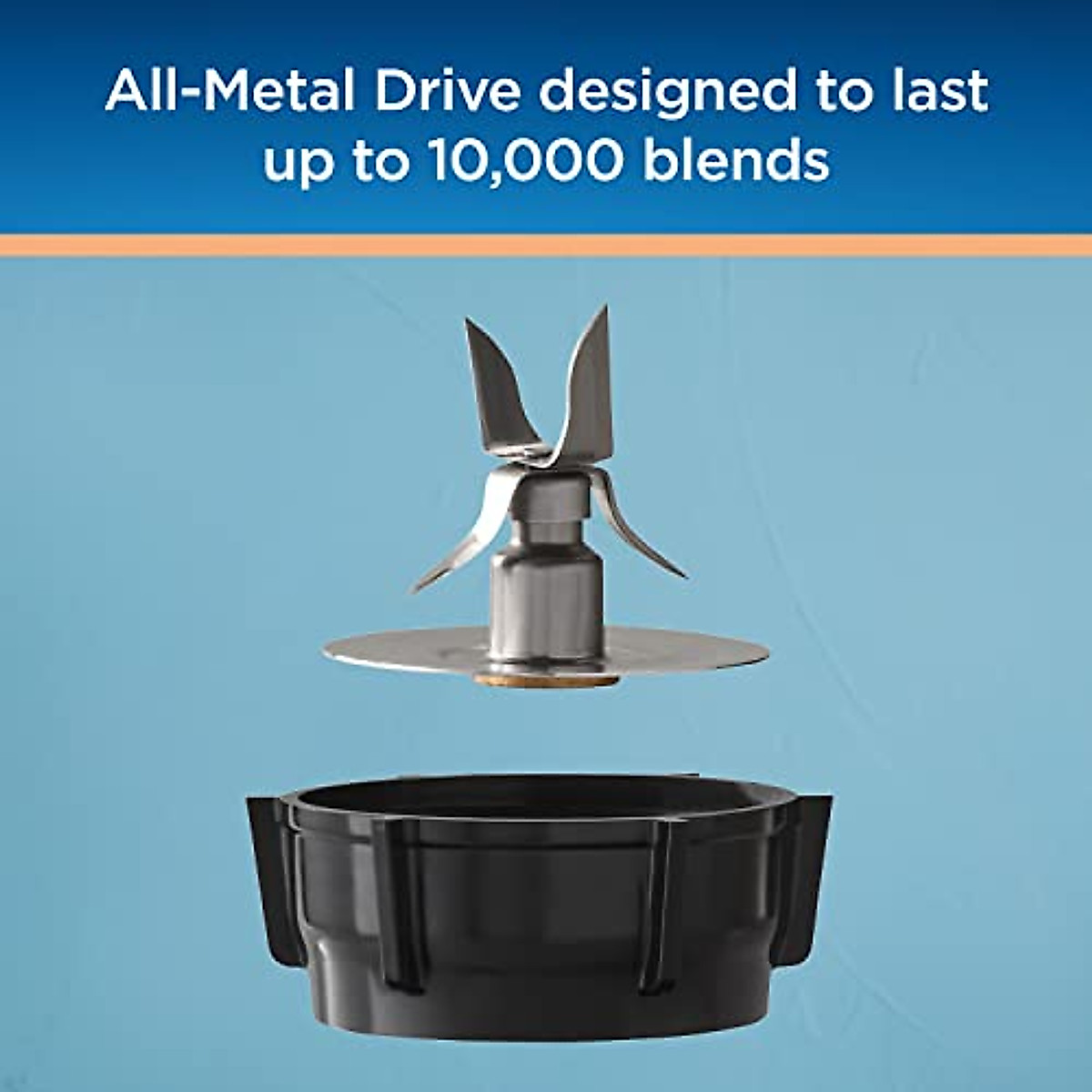 Oster Personal Blender for Shakes, Smoothies, and Single Serve Portable Cups with 2 20-ounce On-the-Go Spill Proof Cups and Lids, BPA-Free & Dishwasher-Safe, Black