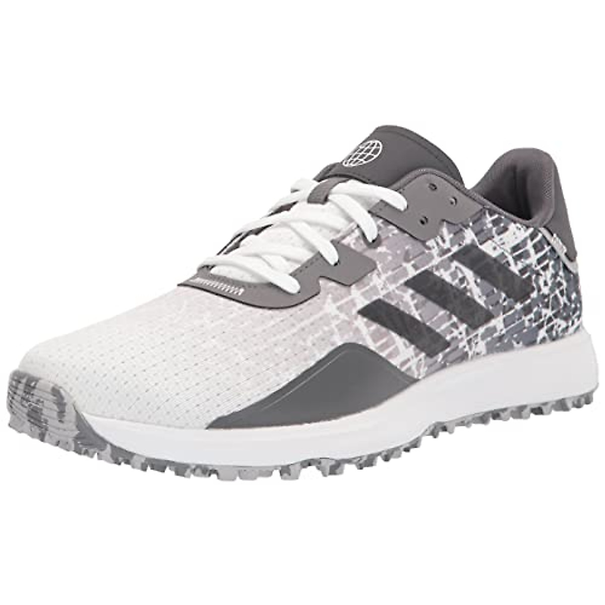 adidas Men's S2G Spikeless Golf Shoes, Footwear White/Grey Three/Grey Two, 9.5