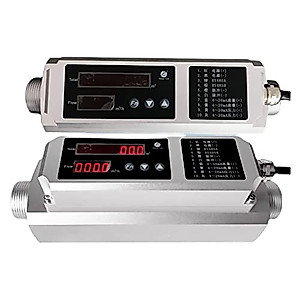 Ultrasonic Flow Meter MF2000 Series Flow Meter Flowmeters MF2025/MF2032/MF2050 Large Flow 2~400m³/H Digital Gas Mass Flowmeter Air Nitrogen Oxygen Argon Carbon Dioxide Sensor Transducer Accessories(Co