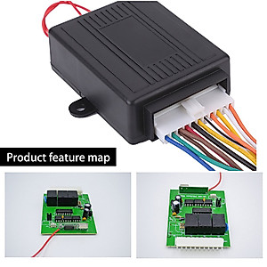 Car Remote Central Locking Kit Keyless Entry System Universal Remote Central Door Lock Kit Locking with Trunk Release