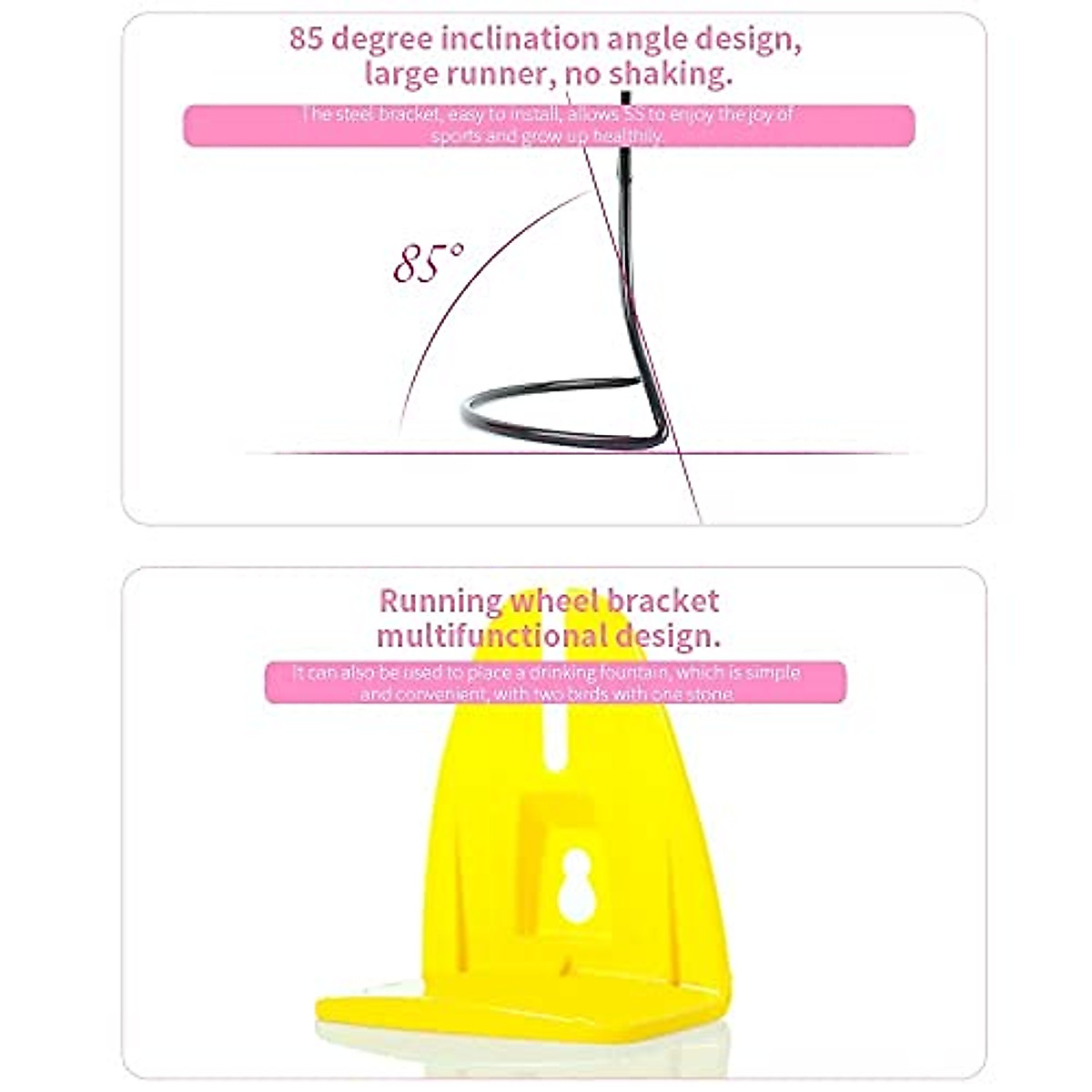 TDDGG Hamster Exercise Wheel Pet Running Spinner Exercise Wheel Silent Toys Sturdy Hamster Wheel Silent Hamster Wheel (Color : Blue)