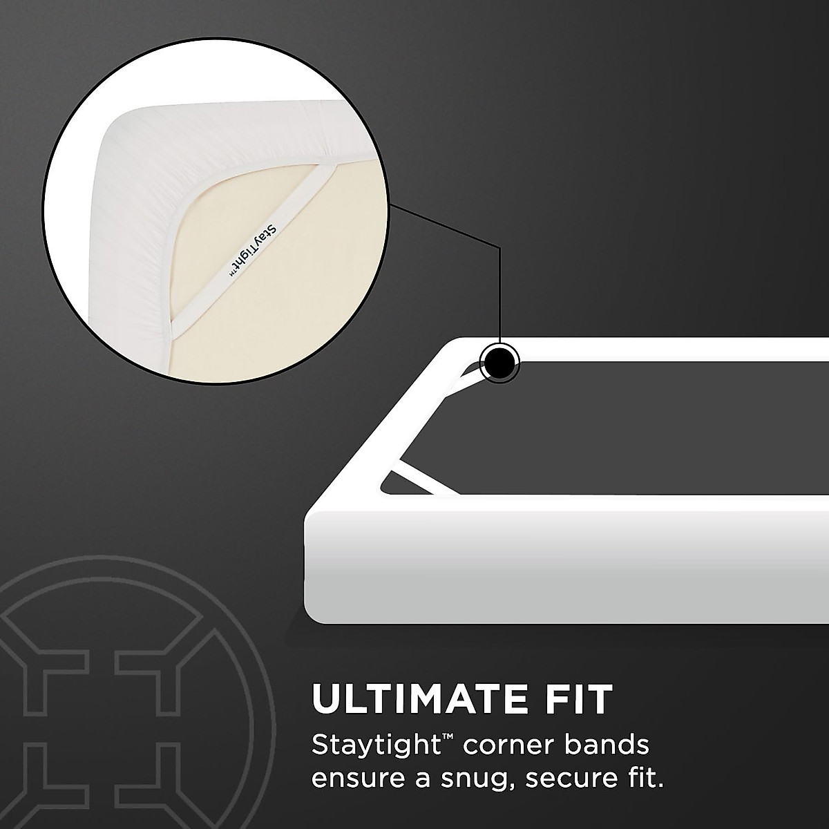 Tempur-Pedic TEMPUR-Protect Waterproof Mattress Protector, Full, White