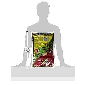 CaribSea Eco-Complete 20-Pound Planted Aquarium, Black