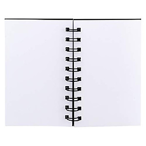 UCreate Mini Poly Cover Sketch Book, Heavyweight, 5.5" x 3.5", 50 Sheets, 6 Books