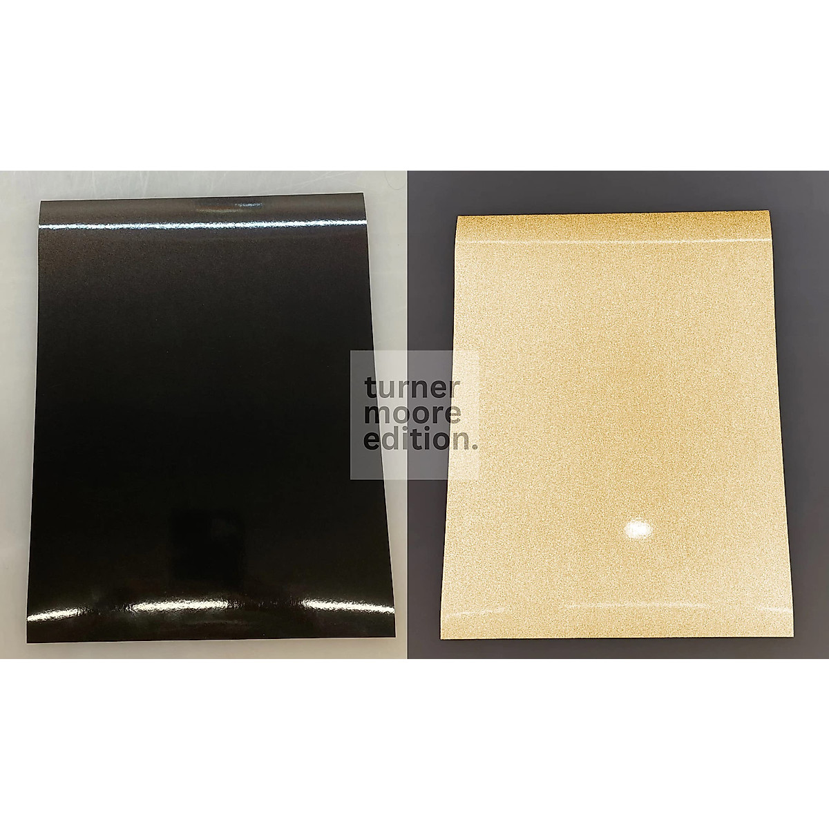 Black Reflective Vinyl Permanent Adhesive, 12x12 Sheets Reflective Vinyl for Cricut, Cars, Bikes, Decals, Stickers, Signs, Helmets, Mailbox, Numbers, Reflective Tape by Turner Moore Edition (3-Pack)