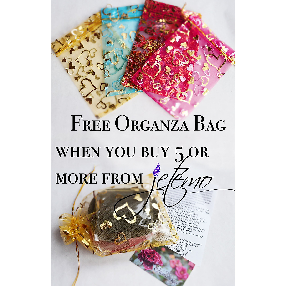 Jetemo Refill Pads for Smooth Away or Smooth Legs - 10 ONLY LARGE PADS