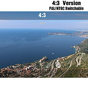 FPV Camera Foxeer Razer Mini Cam 1200TVL 2.1mm Lens 4:3 FOV 125 Degree PAL NTSC Switchable for Racing Drone Black