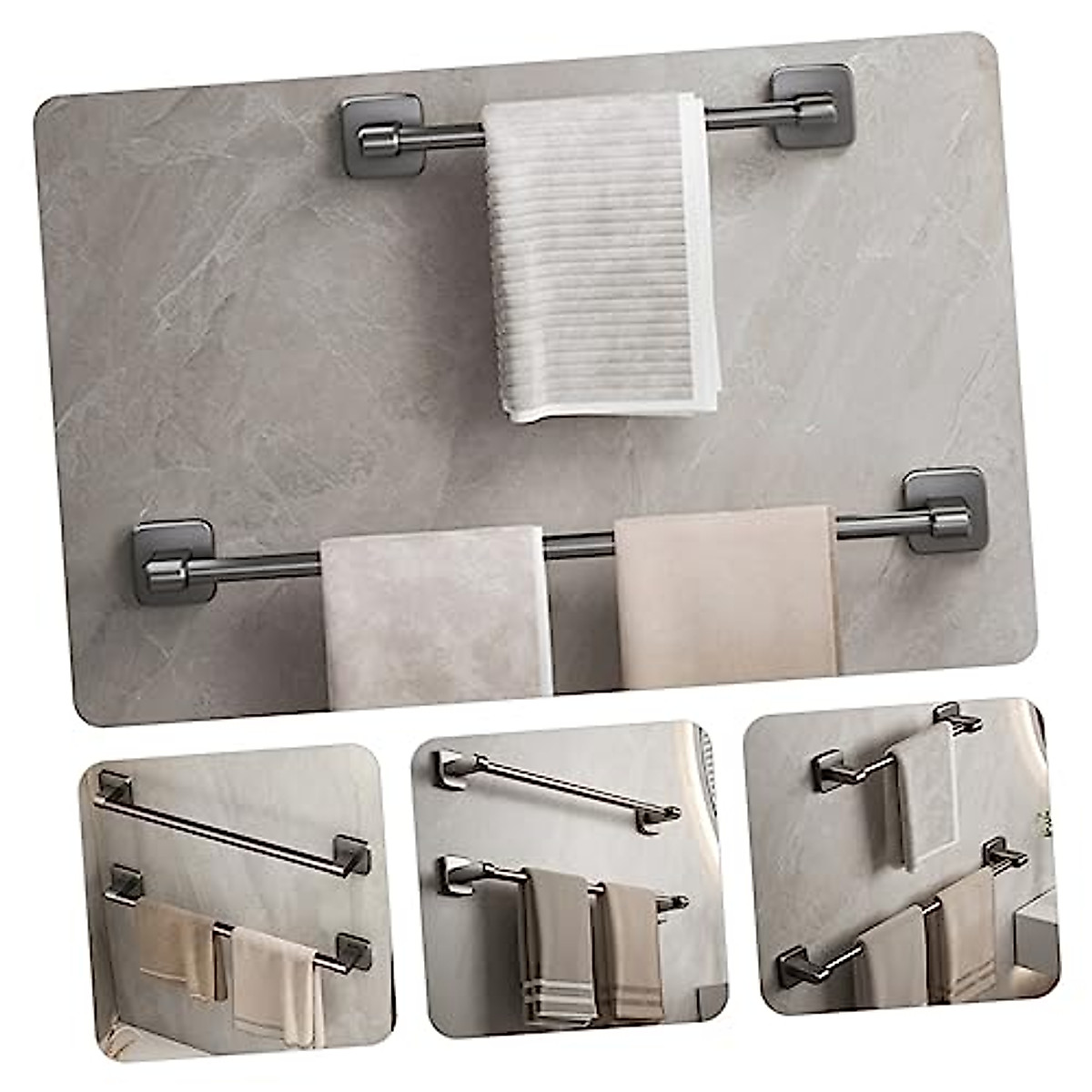 Pull Out Car Key Case Bath Towel Holder Bathroom Towel Rack Bathroom Towel Bar no Drill Towel bar Towel Bar for Bathroom Wall Bathroom Slipper Rack Space Aluminum Heavy Shoe Rack