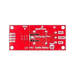SparkFun Qwiic Single Relay-Up to 5.5A at 240VAC Multiple I2C addresses Available Turn on/Off high Power Device from Low Power microcontroller No Soldering Large Power Loads w/Simple I2C Commands