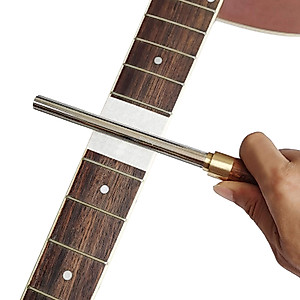 Baroque Guitar Fret Crowning Dressing File Narrow/Medium/Wide 3 Edges Size Improved 3rd Generation Guitar Repairing & Luthier Tools for Guitars,Ukulele,Bass,Banjo,Mandolin etc EFF-10