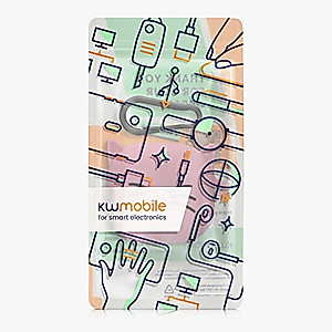 kwmobile Silicone Case Compatible with Samsung Galaxy Buds 2 Pro/Buds 2 / Buds Live Case Cover - Cat Black/Pink