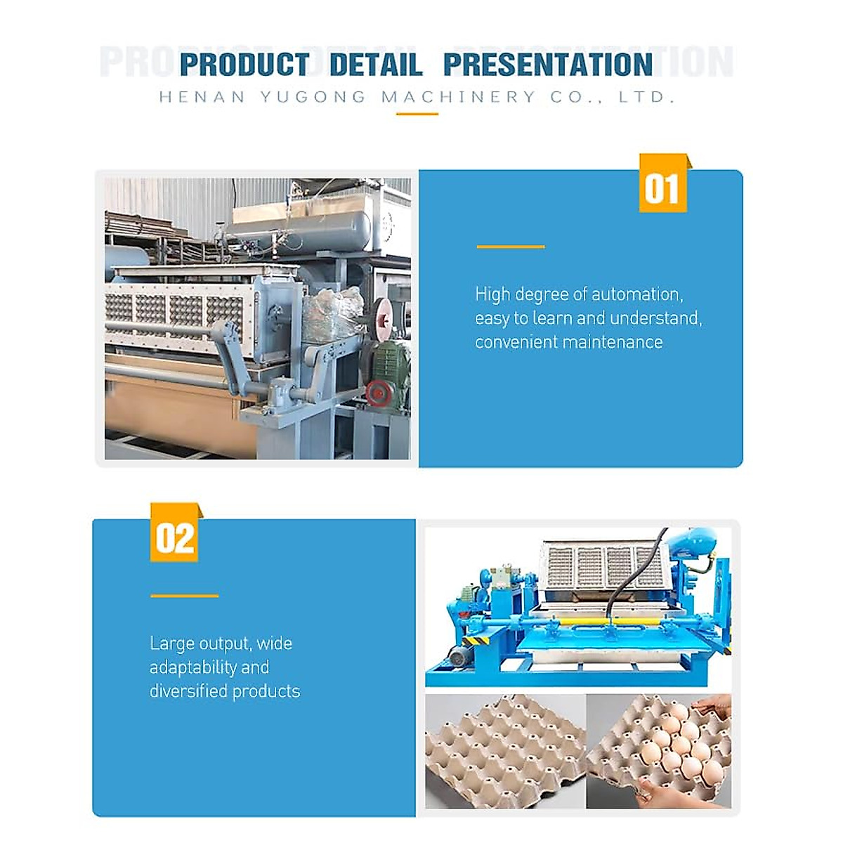 Household Egg Tray Machine Small Scale Paper Pulp Molding Production Line