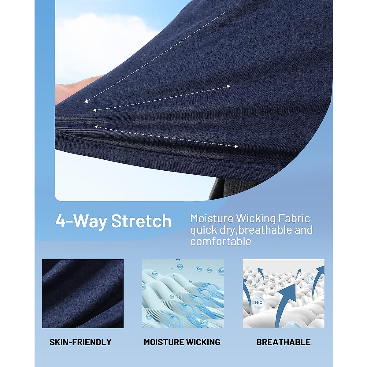 MIER Women's Sleeveless Golf Polo Shirts 4-Button Tennis Athletic Tank Tops with Collar Sun Protection Quick Dry, UPF 50+, Navy, S